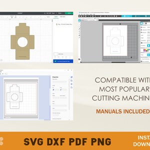 3.5 Inch Coaster Box Template, Cup Coaster Box SVG, Ornament Box SVG ...
