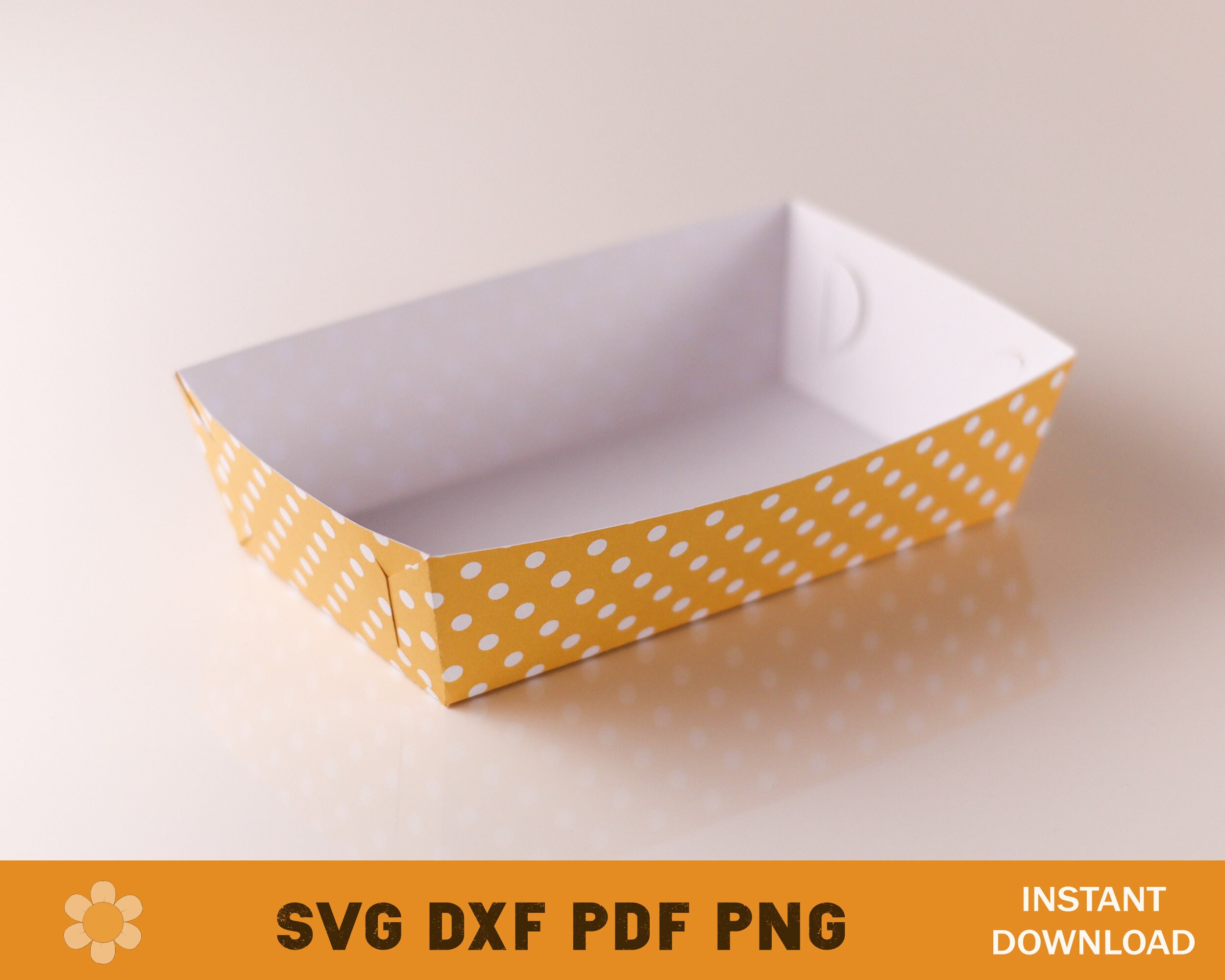 Food Tray Template Treat Tray Template Food Tray SVG Cricut - Etsy Canada