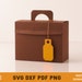 Suitcase Box Template, Briefcase Box Template, Suitcase Box SVG, Favor ...
