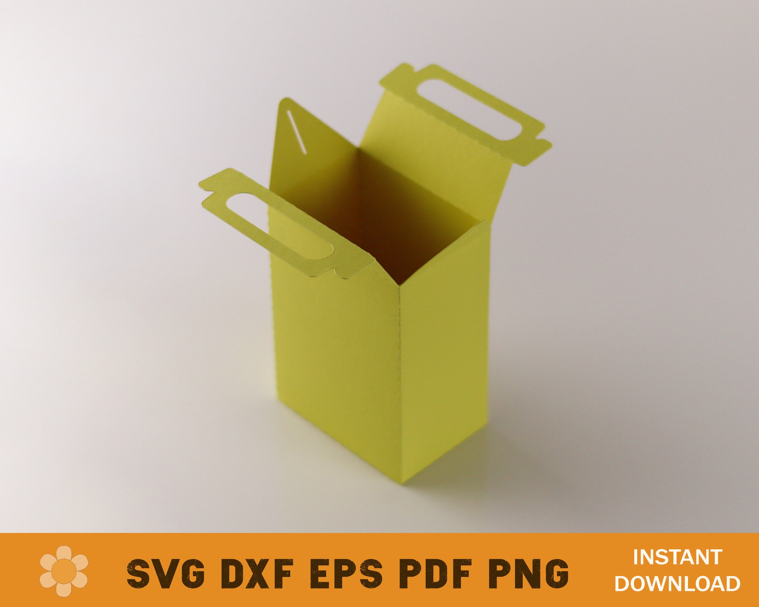 Tall Box SVG Template Gable Box Template Candy Box Cricut - Etsy