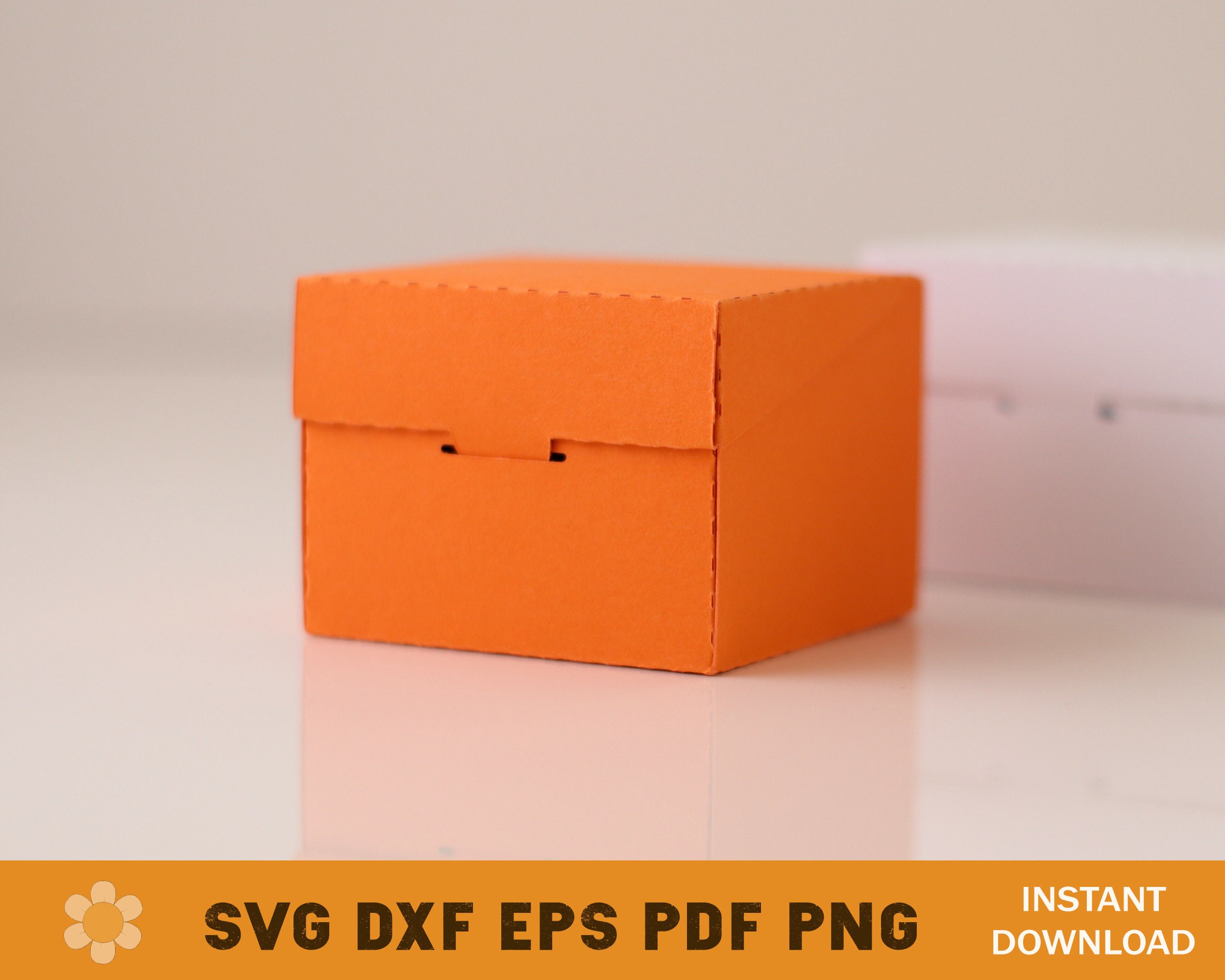 Square Gift Box SVG Square Box Template Square Box SVG Box | Etsy Canada