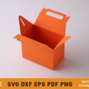 Mini Gable Box SVG, Mini Gable Box Template, Box Template, Box Template ...