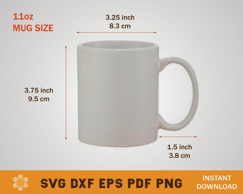 11oz Mug Box Template Mug Box SVG Cricut Cut Files Etsy Espa a