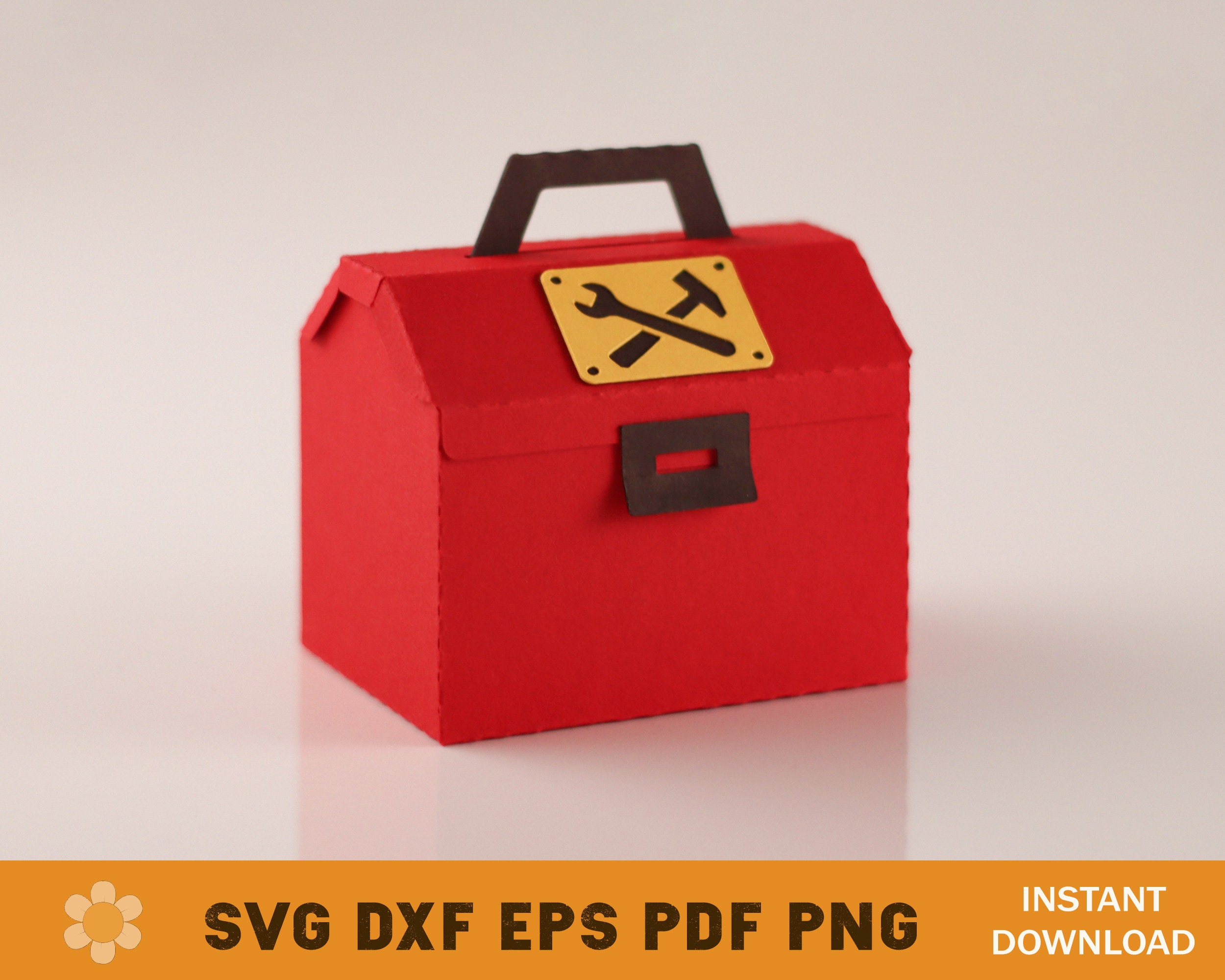 Mini Toolbox SVG Template Gift Box Template Favor Box - Etsy