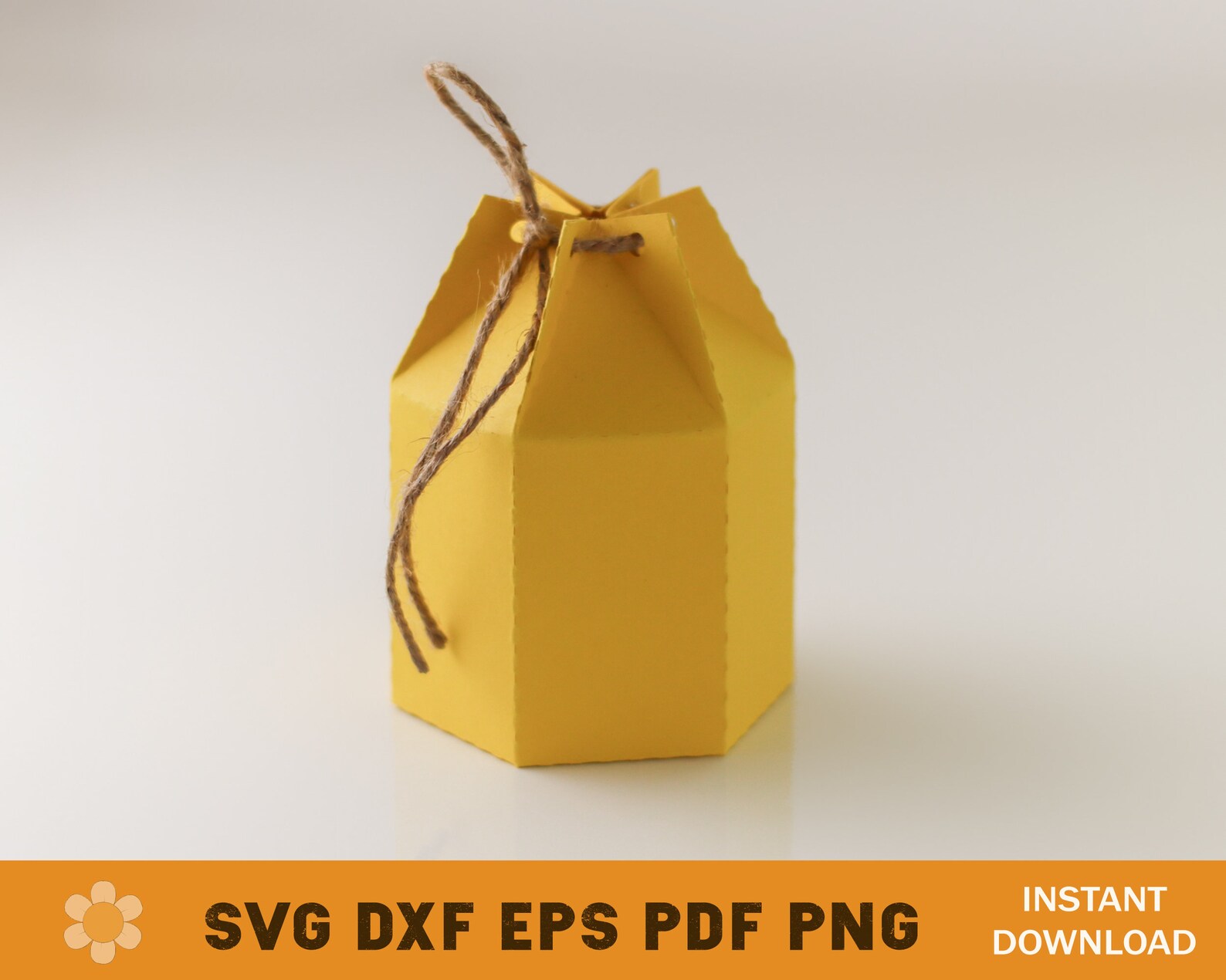 Hexagon Lantern Box SVG Template Hexagonal Box SVG Favor Box - Etsy