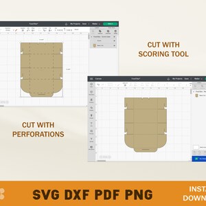 Treat Box SVG Template, Snack Box SVG, Food Box SVG, Cricut Cut Files ...