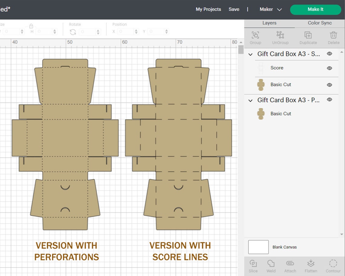 Gift Card Box SVG Template Gift Card Envelope SVG Gift Card | Etsy UK