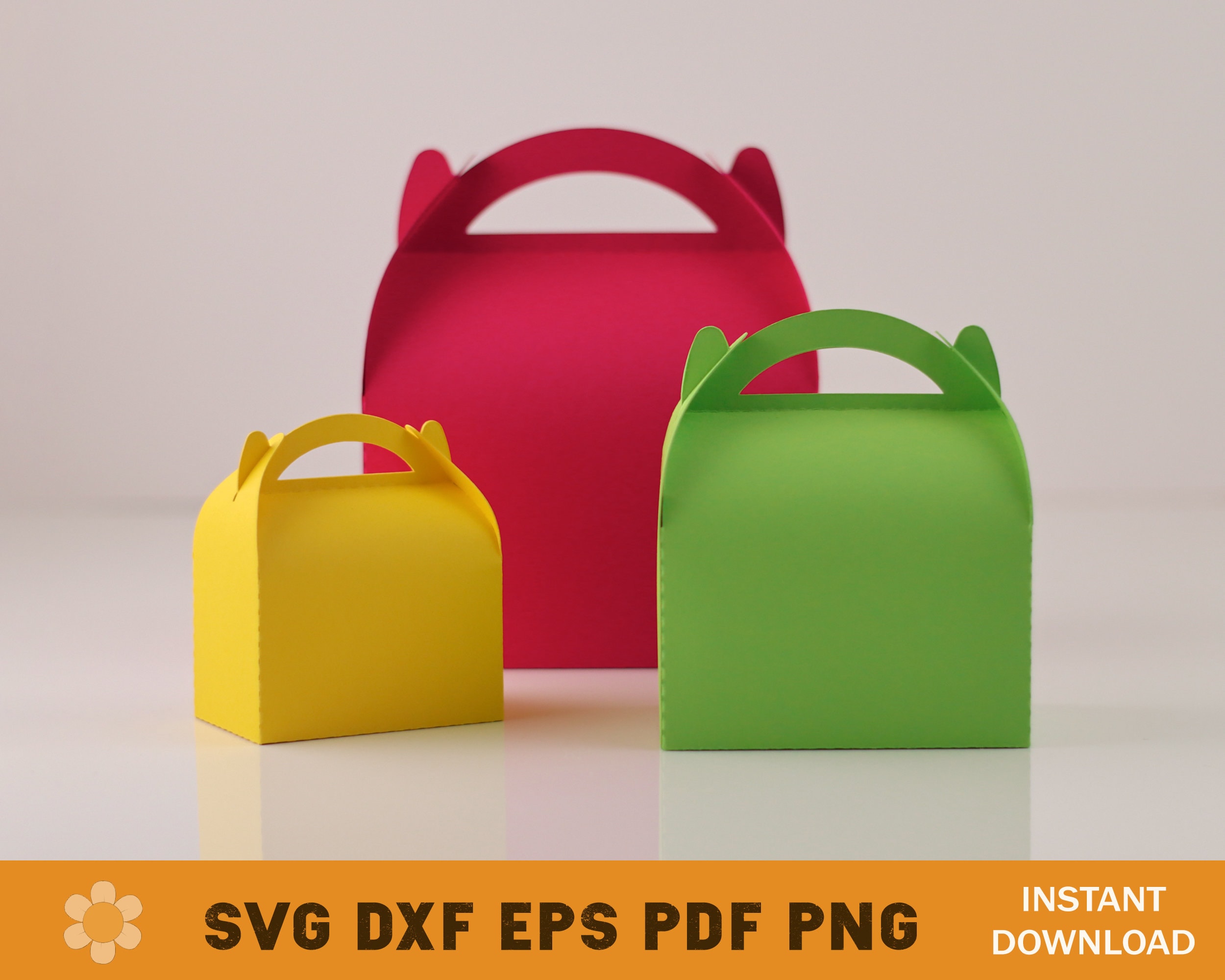 Gable Box Template Bundle Gable Box SVG Box Template SVG - Etsy