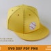Mini Baseball Cap Box SVG Template: Cricut & Silhouette Cut Files ...