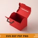 Mini Toolbox SVG Template, Gift Box Template, Favor Box Template ...