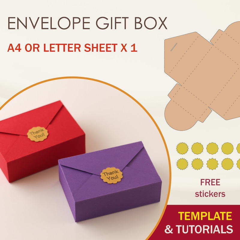 Trifold Box Template - Etsy