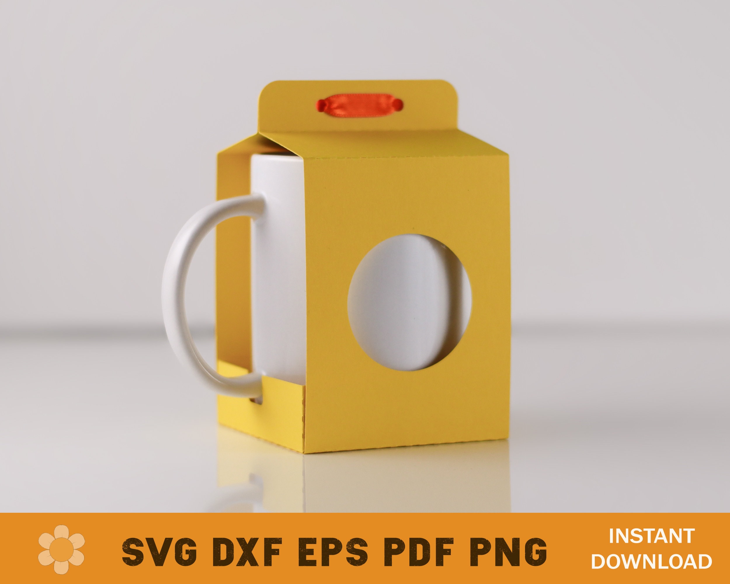 15oz Mug Holder SVG Template Mug Box SVG Cricut Cut Files - Etsy Israel