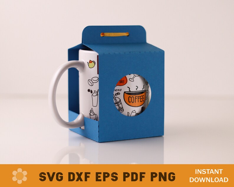 11oz Mug Holder SVG Template Mug Box SVG Cricut Cut Files - Etsy Australia