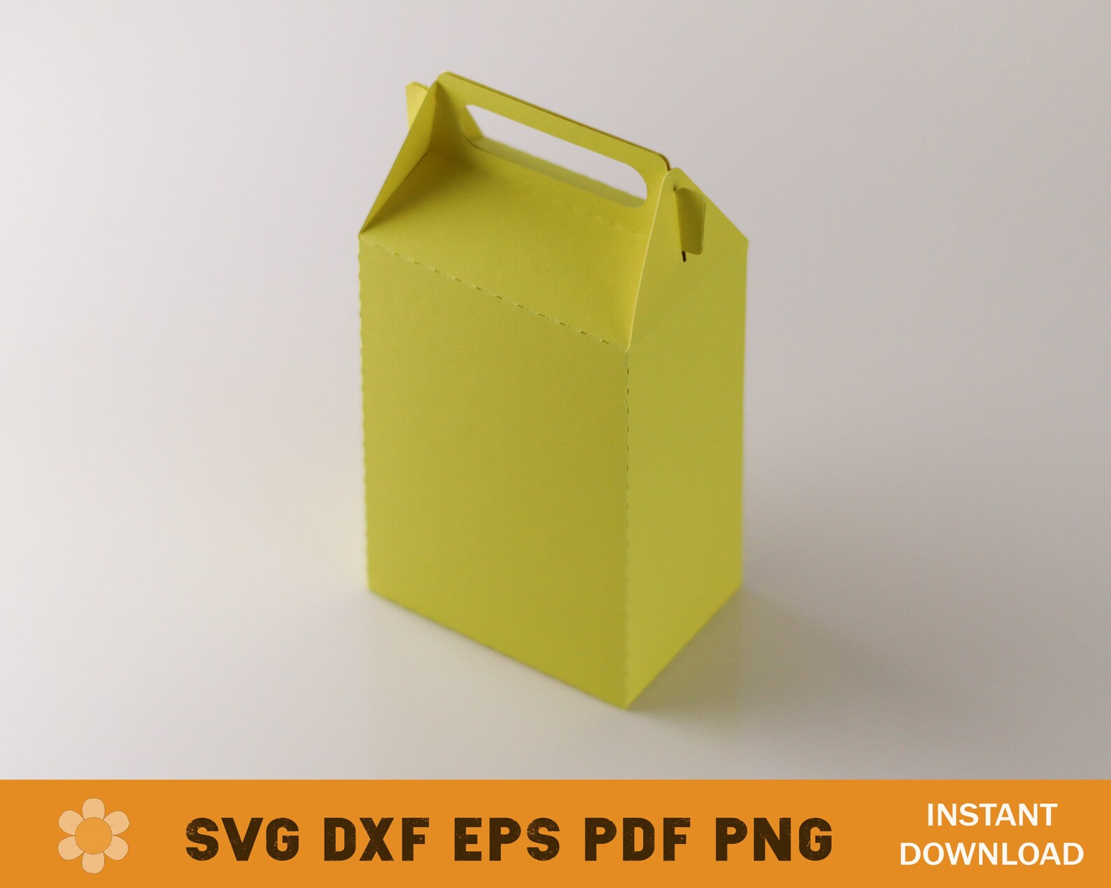 Tall Box SVG Template Gable Box Template Candy Box Cricut - Etsy