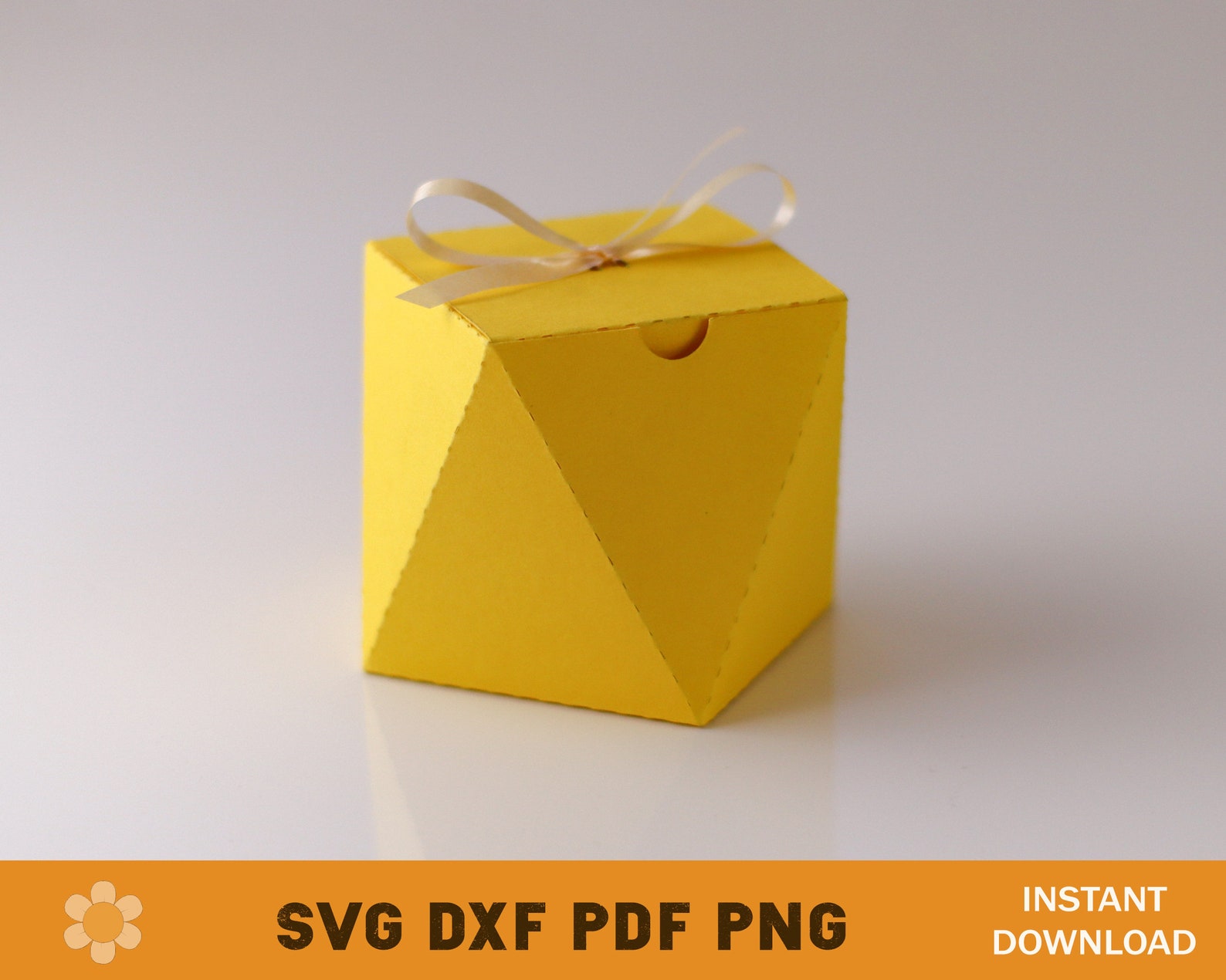 Geometric Box SVG Geometric Box Template Favor Box SVG - Etsy