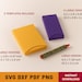 Crayon Box SVG Template, Large Crayon Box Template, Crayon Favor Box ...