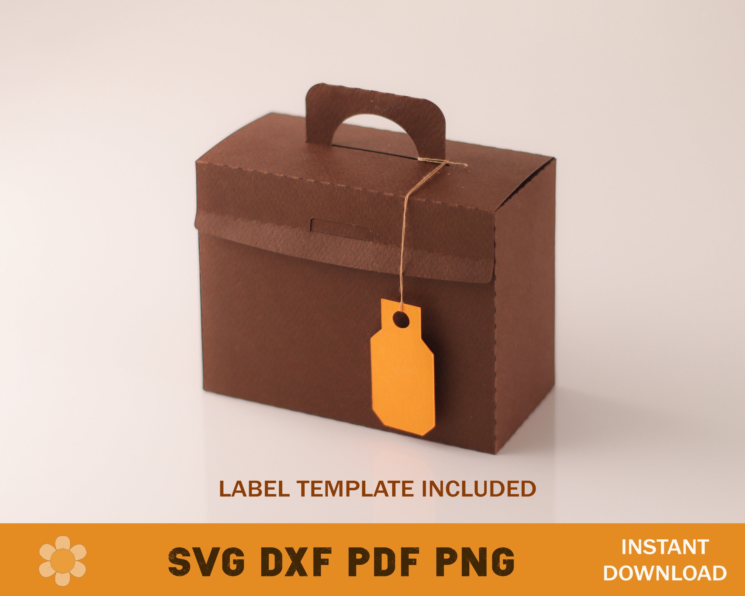 Suitcase Box Template Briefcase Box Template Suitcase Box - Etsy