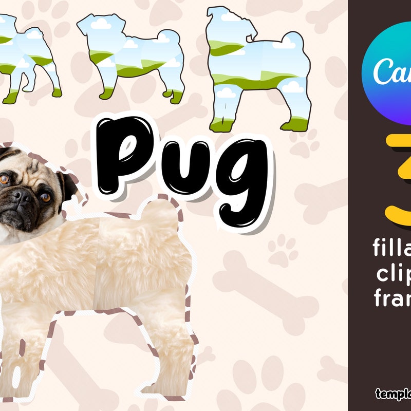 Pugs Pictures Frames - Etsy