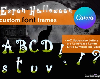 Letter Frames Canva - Etsy