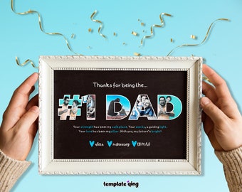 Personalized Mother's Day Photo Collage Gift - #1 MUM, Customized Gift ...