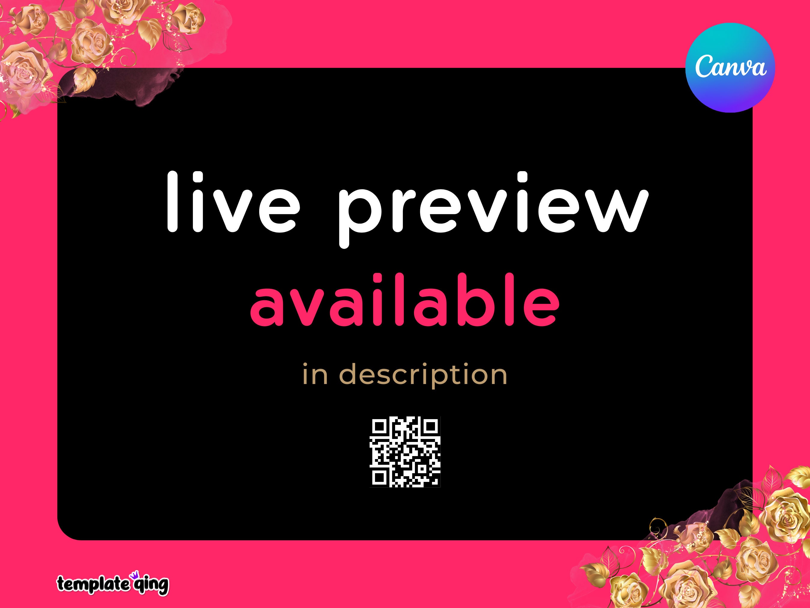 Pink & Gold Size Chart Templates | Clothing, Shoe, Belt (canva) - Etsy
