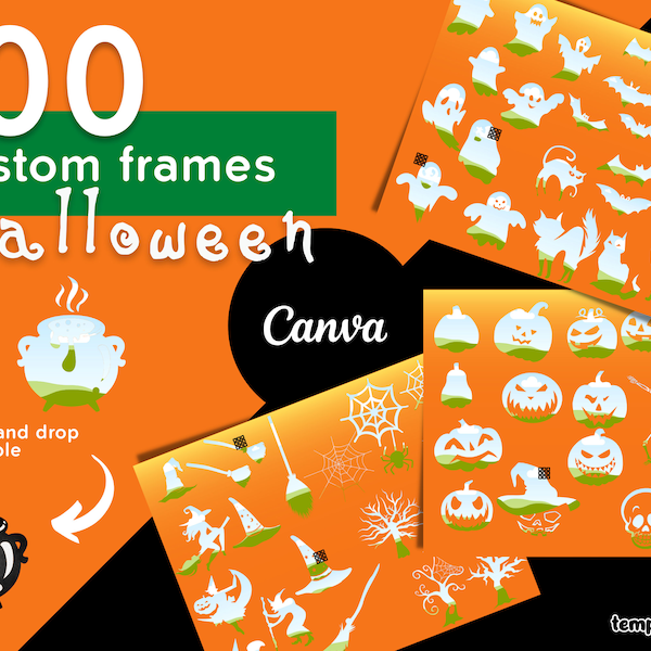 Halloween Frames - Etsy