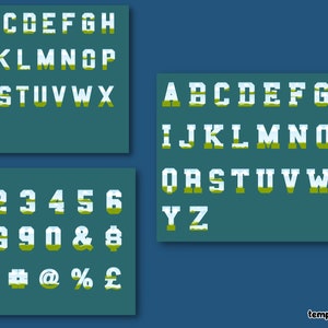 BOLD College Font Picture in Picture Canva Frames | Letter Frames ...