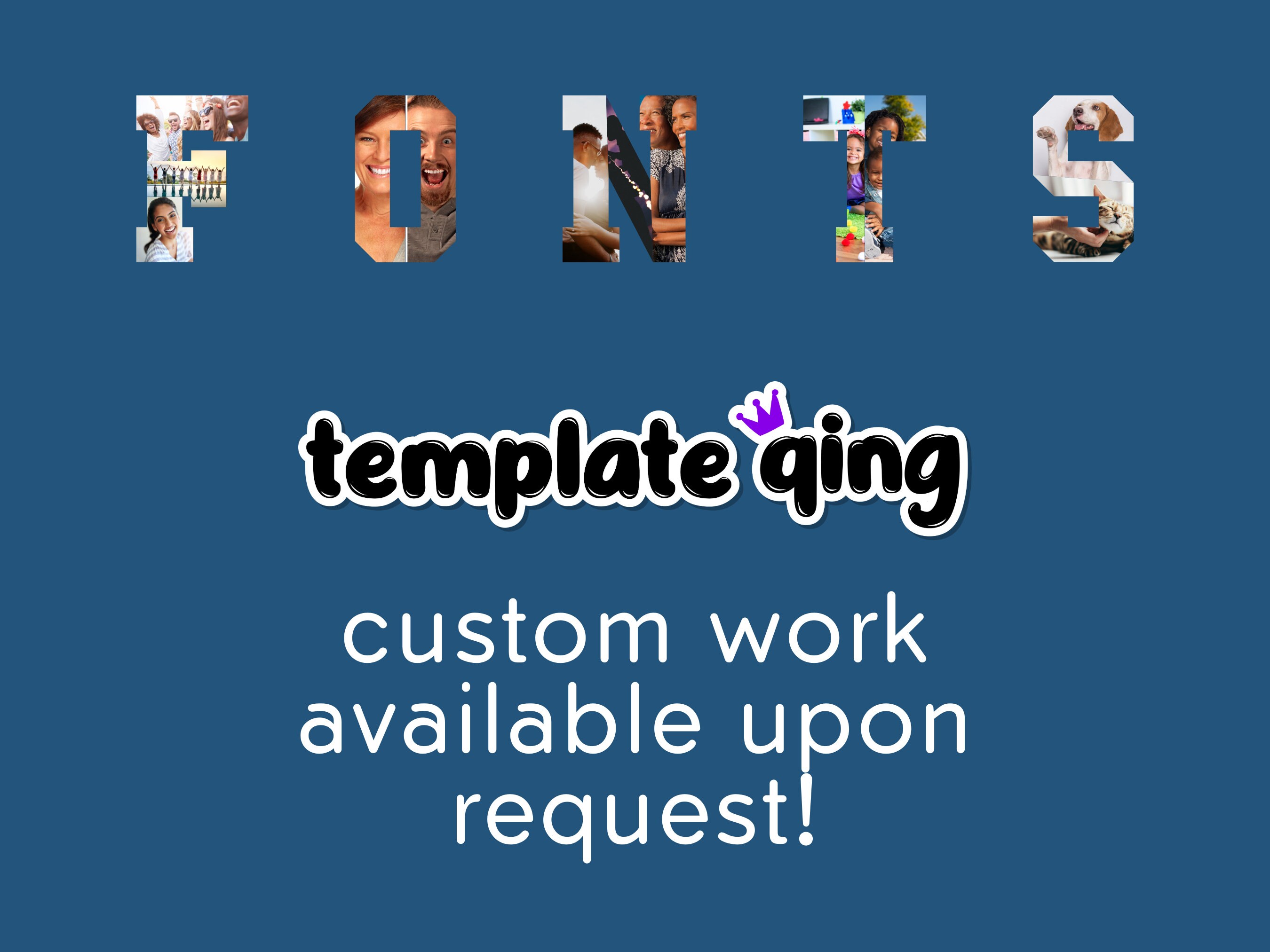 BOLD College Font Picture in Picture Canva Frames | Letter Frames ...