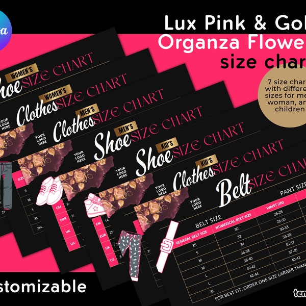 Canva Size Guide - Etsy
