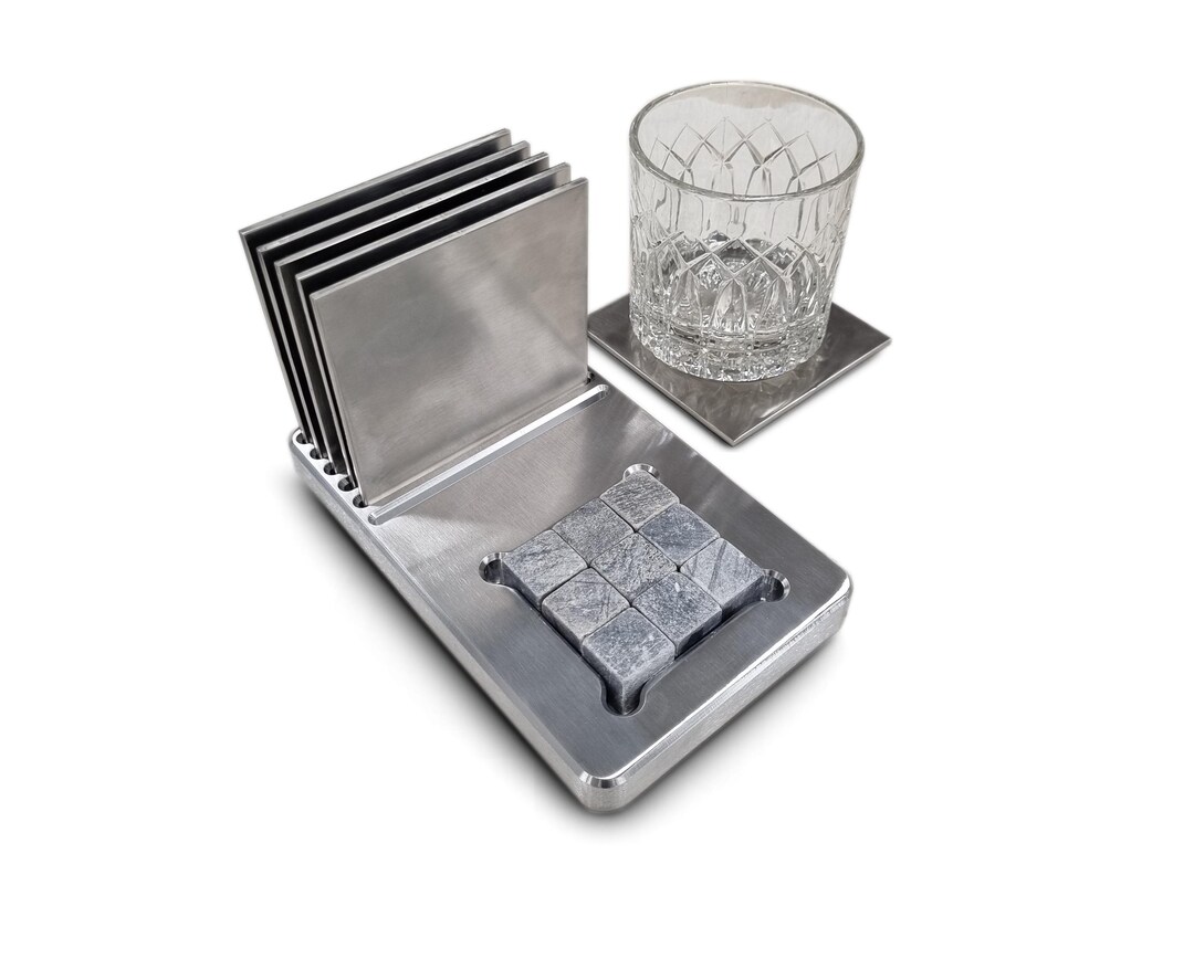 Whisky Coaster Stone Set | Whisky Stone Gift | Whisky Stone Set ...