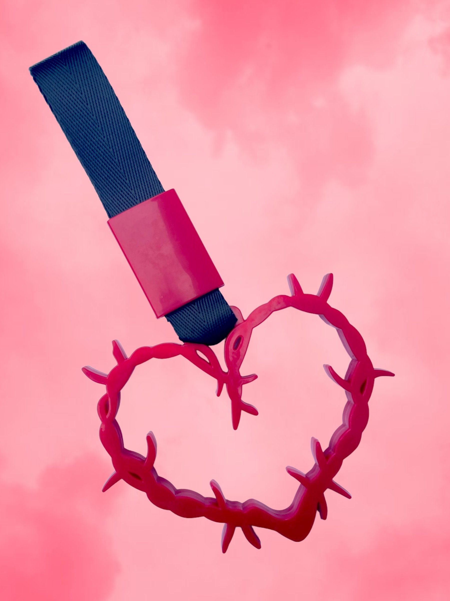 Bebesita Karol G Rose Thorn Heart Tsurikawa for Car Girls and - Etsy