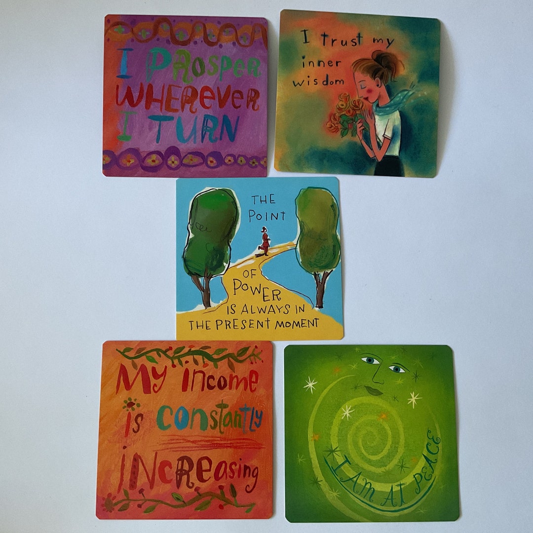 5 Card Sets Louise Hay Power Thought Cards - Choose Set for Junk ...