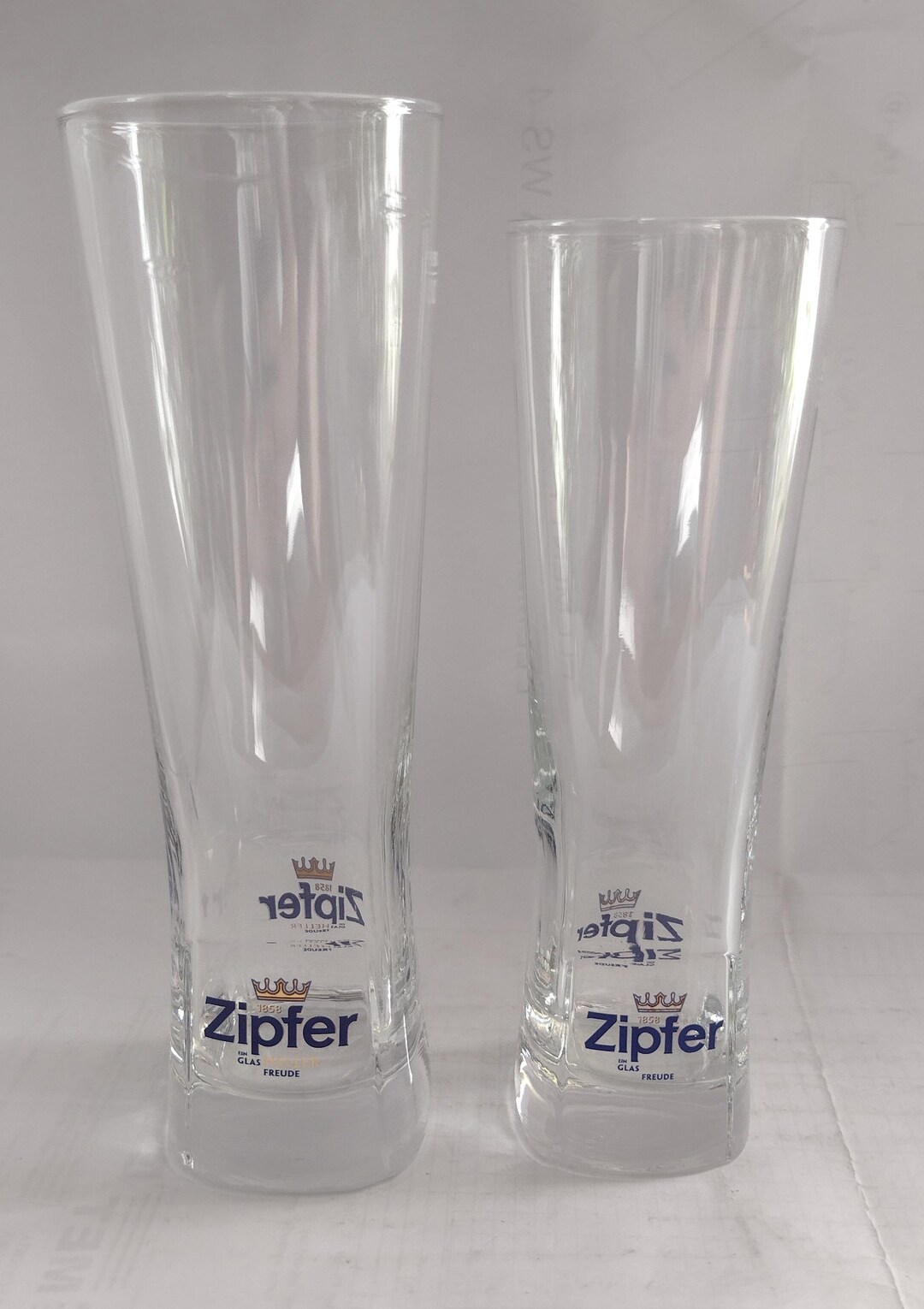 Zipfer Austrian Beer Glass, Beer Drinking Glass 200 Ml, 300 Ml - Etsy