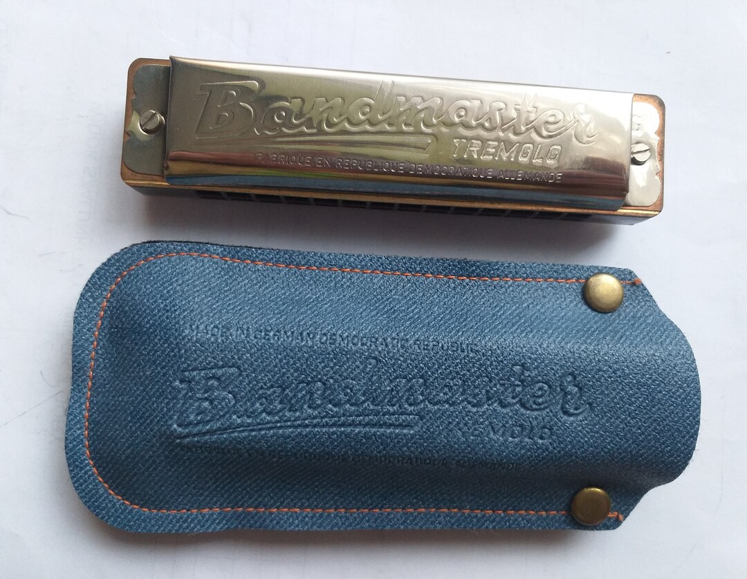 Vintage German Harmonica the Bandmaster, Made in DDR, Vintage Musical ...