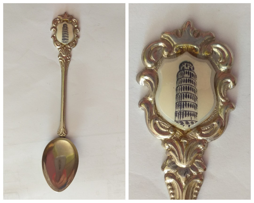 Leaning Tower of Pisa Souvenir Vintage Collectors Italian Spoon. Gift ...
