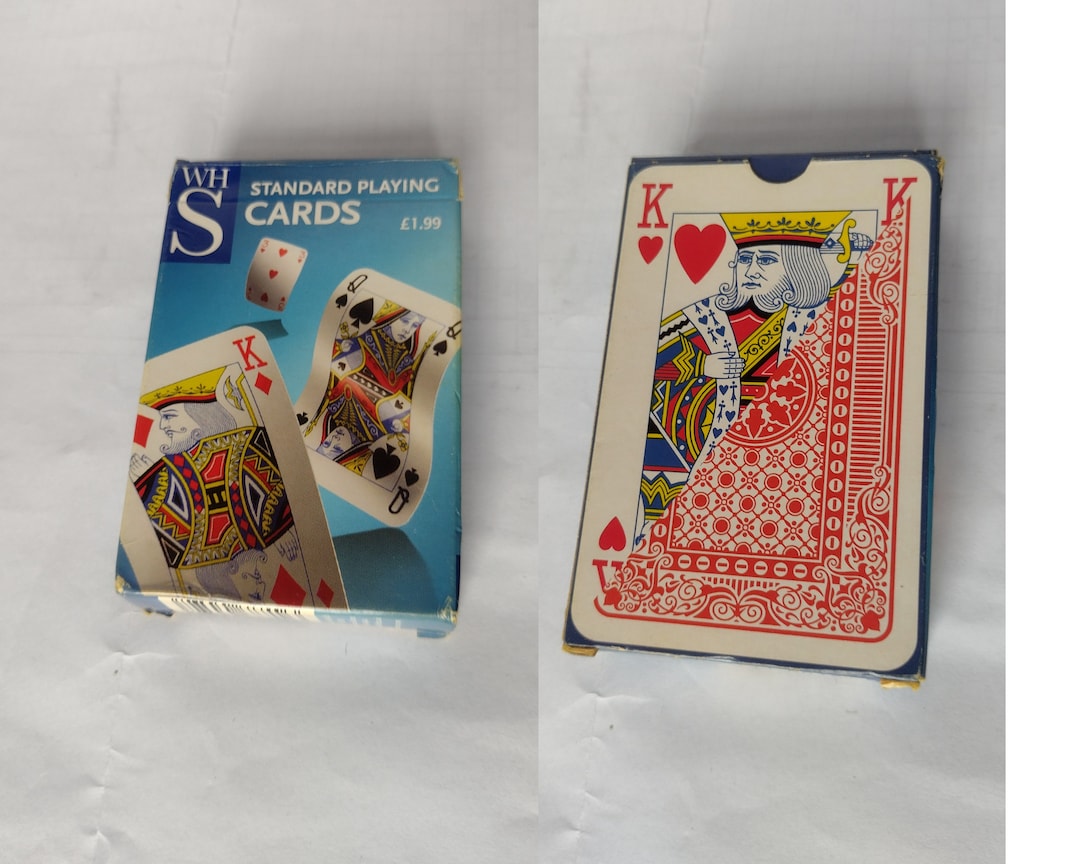 Whsmith Plastic Coated Playing Cards 56 Pcs. for Collectors. - Etsy