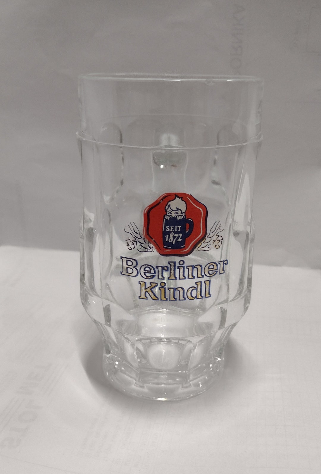 Berliner Kindl 0.4l Beer Mug 1990, Half Pint Mug. Collectible Beer ...
