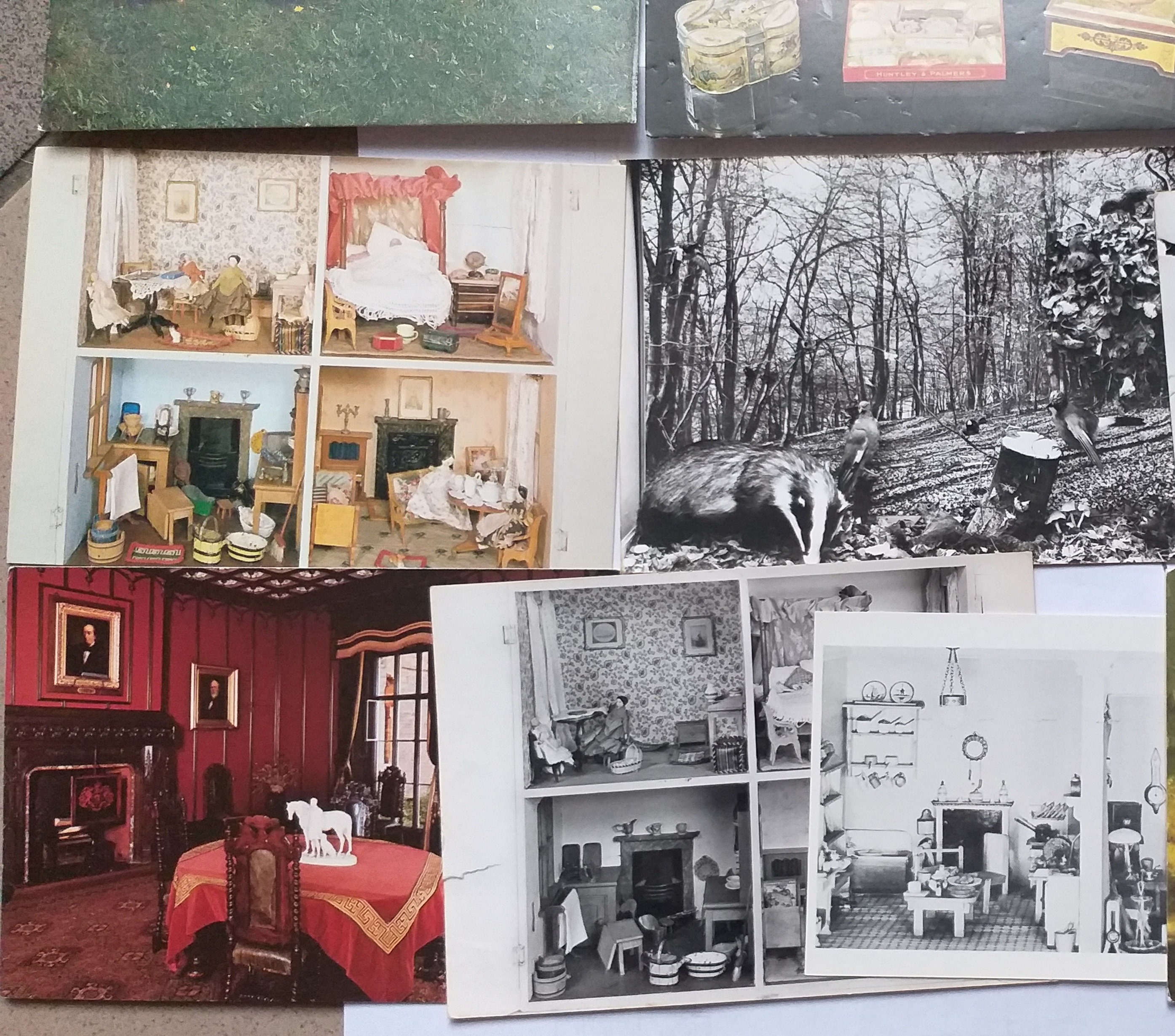A Set of 13 Vintage British Postcards (unused) Featuring Landscape ...