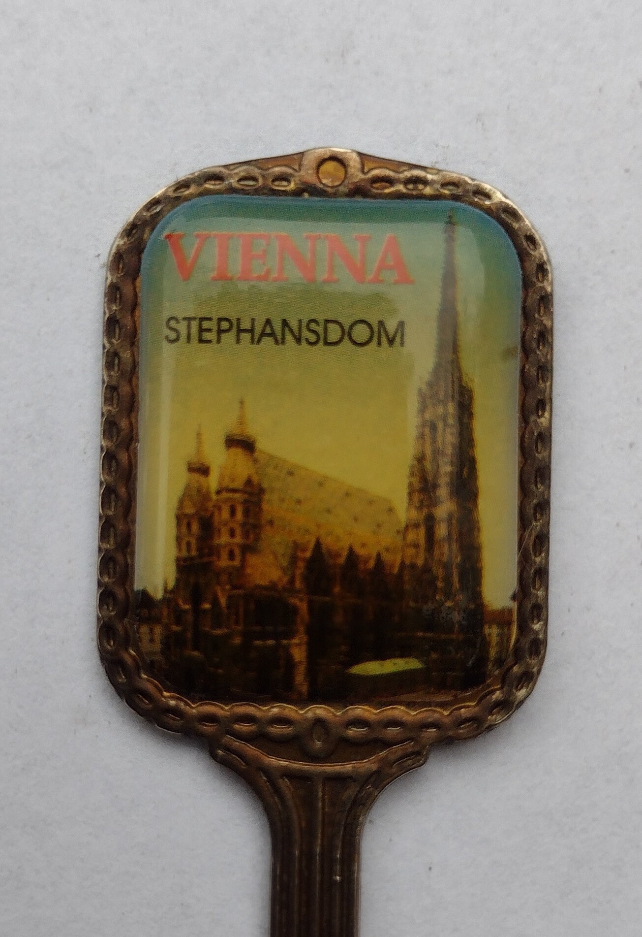 Vienna St Stephan's Cathedral Austria Vintage Silverplated Souvenir ...