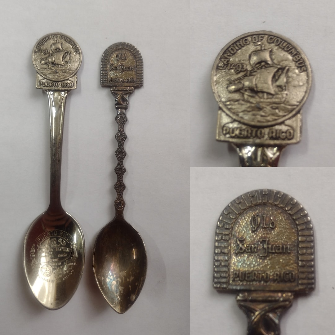 Puerto Rico Landing of Columbus Souvenir Vintage Collectors Caribbean ...