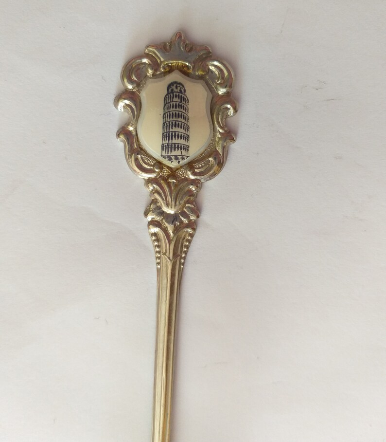 Leaning Tower of Pisa Souvenir Vintage Collectors Italian Spoon. Gift ...