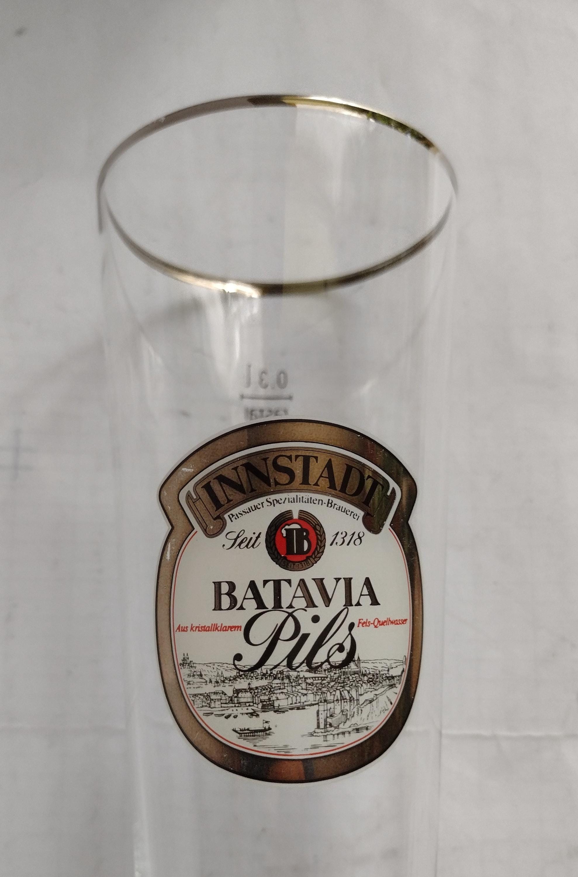 Innstadt Batavia Beer Glass 0.3l German Collectible Beer Glass With ...