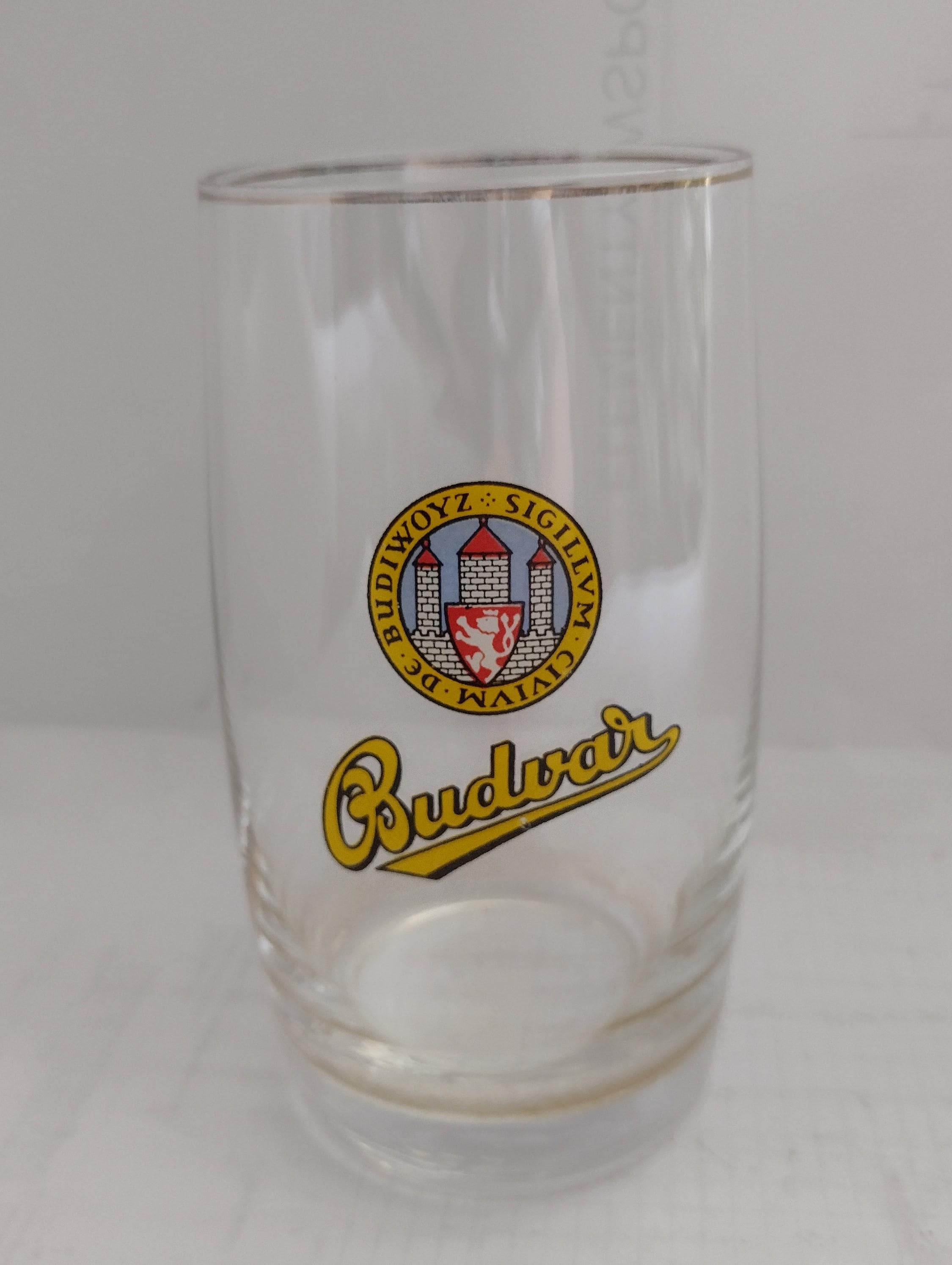 Budweiser/budvar Beer Glass. De Budiwoyz Sigillum Civium Czech Beer ...