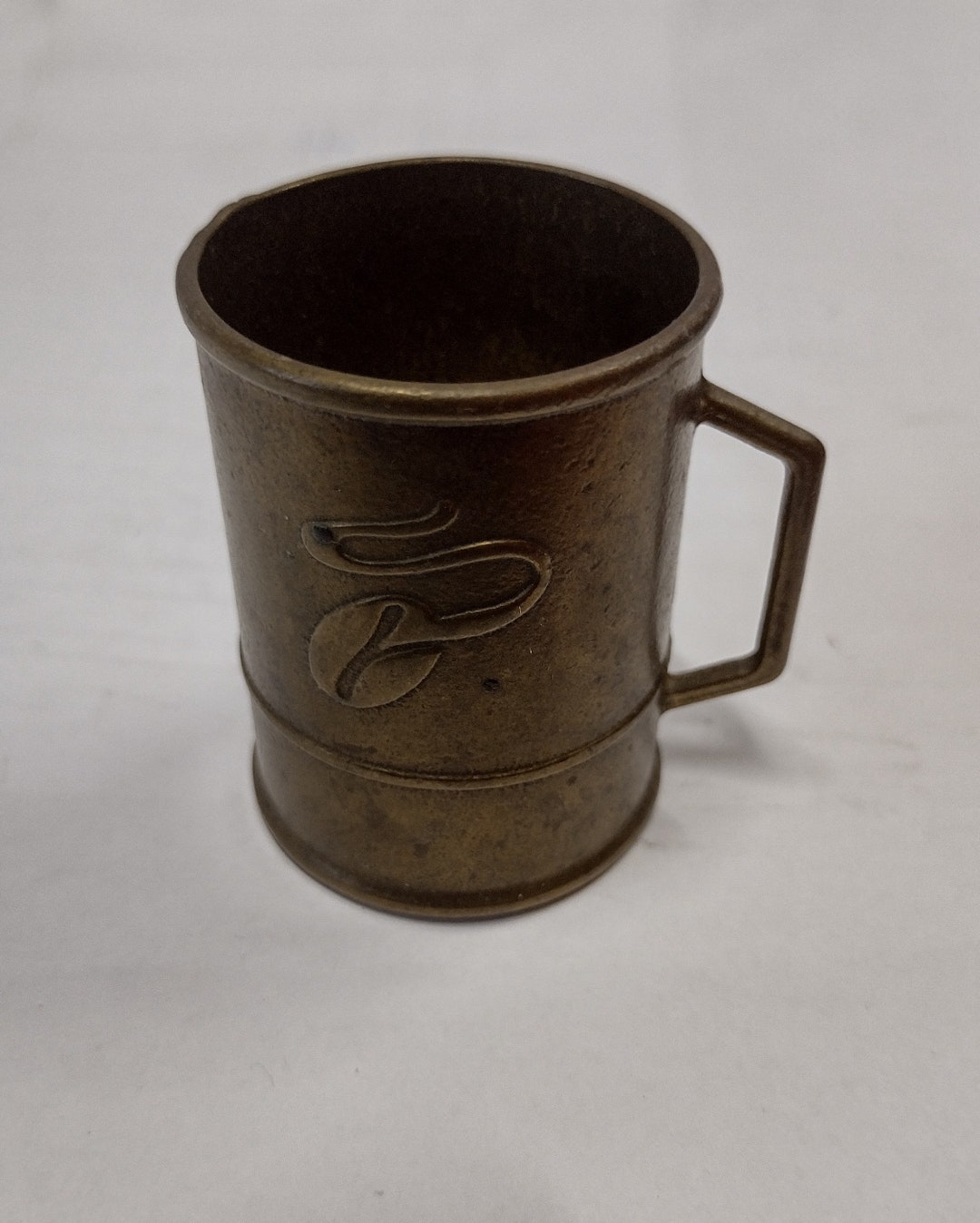 Vintage Brass Tchibo Espresso Cup, Little Mug, Tiny Mug, Mini Coffee ...