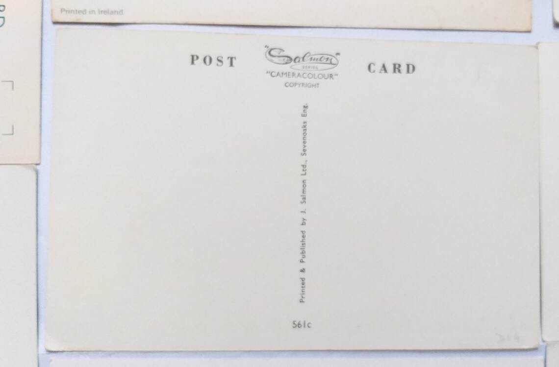 A Set of 8 Vintage British Postcards unused Featuring Landscape, View ...