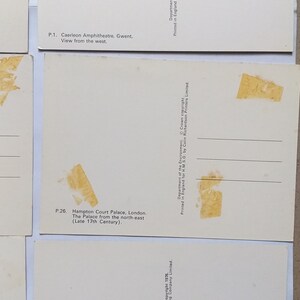A Set of 11 Vintage British Postcards (unused) Featuring Landscape ...