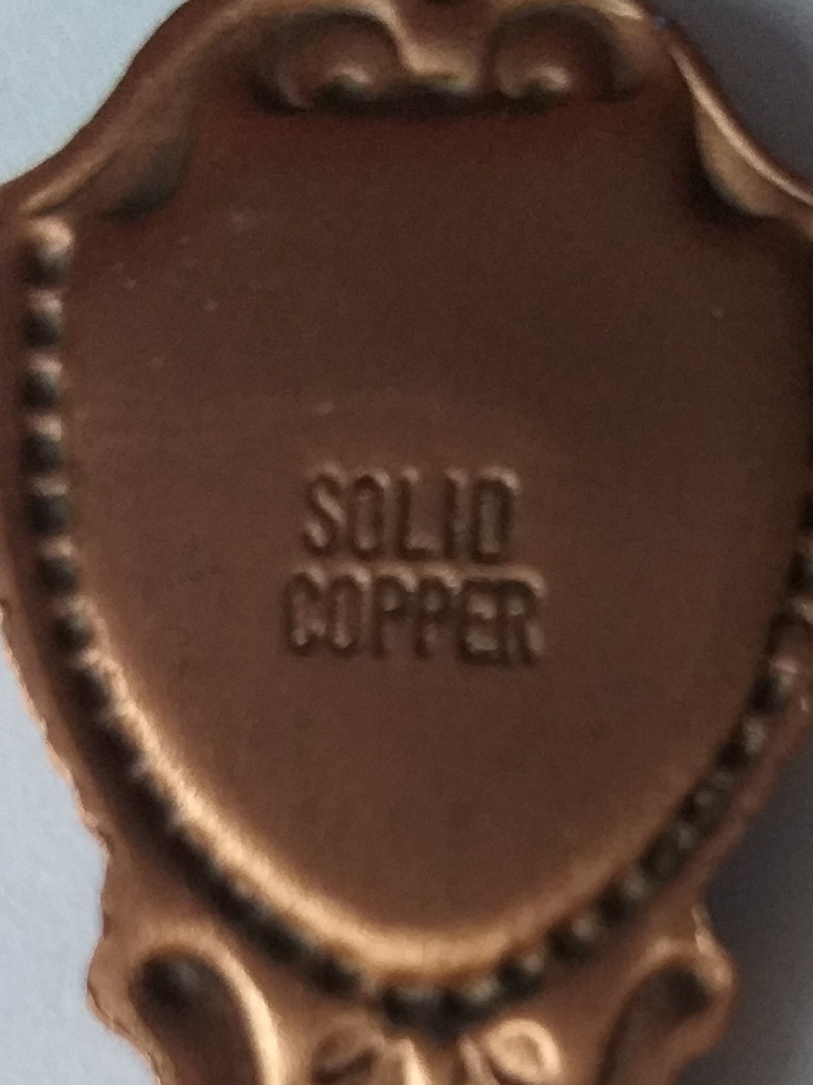 Arizona Copper Souvenir Vintage Collectible Spoon. Gift From - Etsy