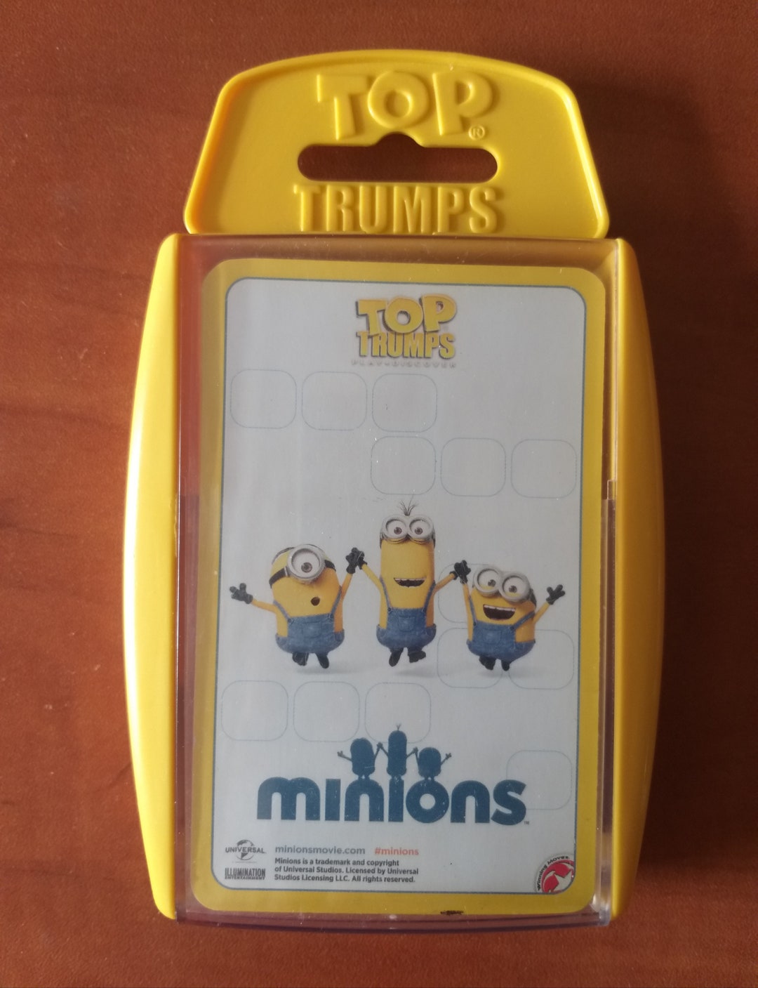 Minions. Top Trumps 2015. Moves Cards Set, Collectable Game, Playing ...