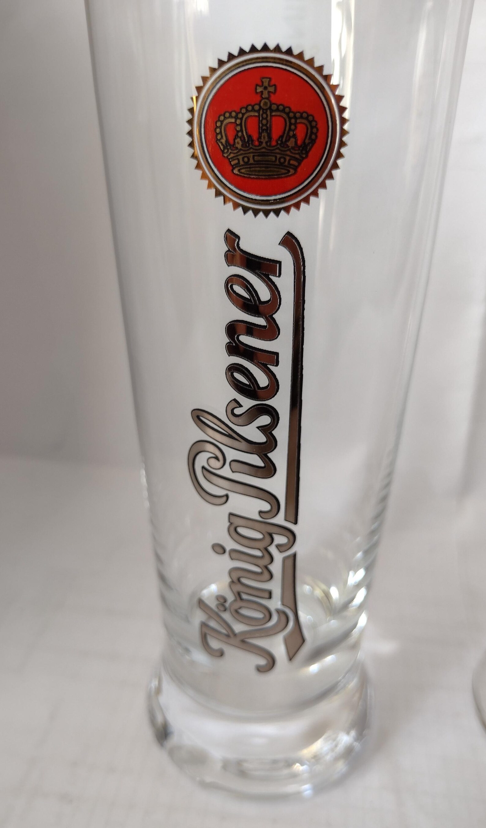 Konig Pilsener 0.25l, Maisels Pilsner 0.4l German Beer Glasses With ...