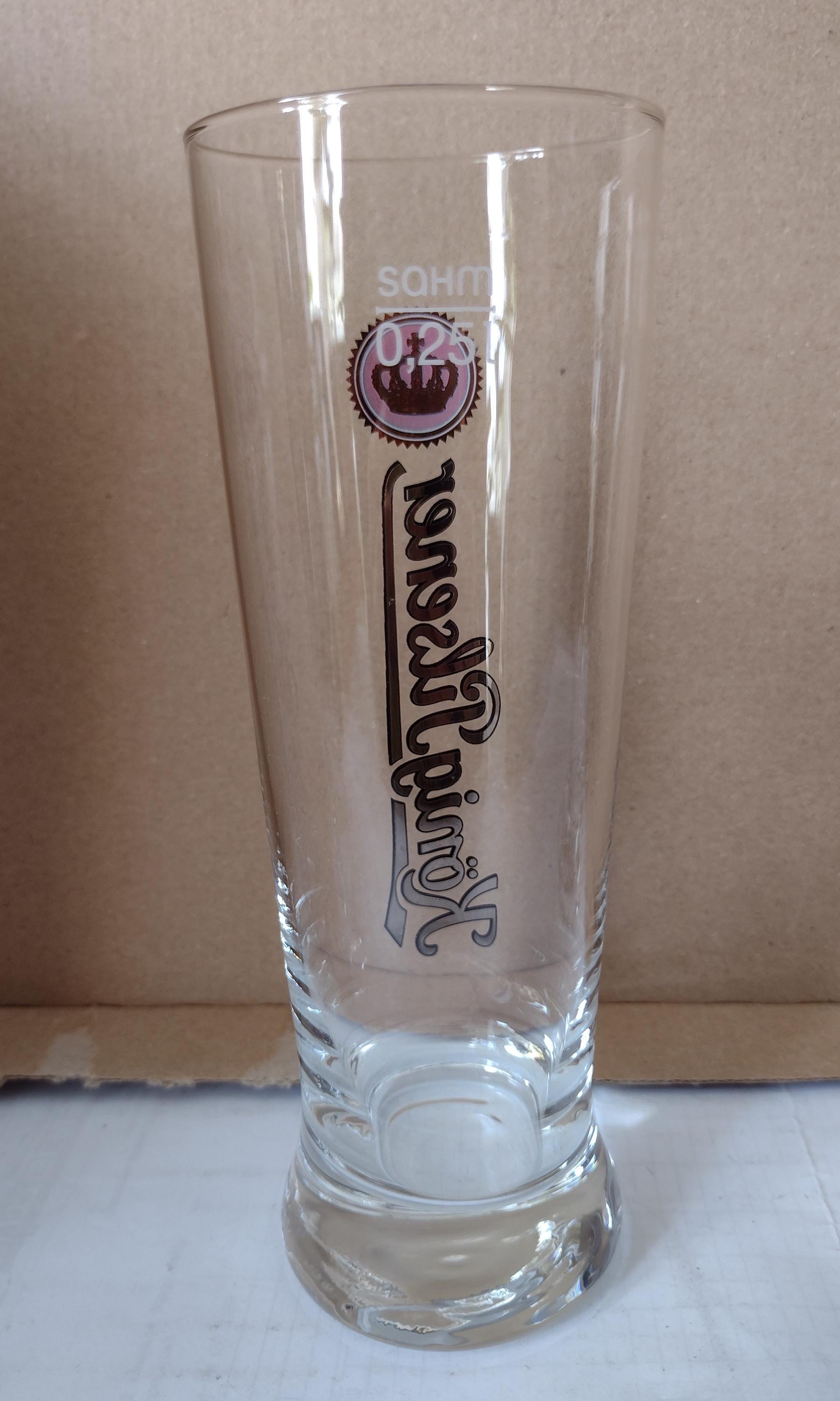 Konig Pilsener 0.25l, Maisels Pilsner 0.4l German Beer Glasses With ...